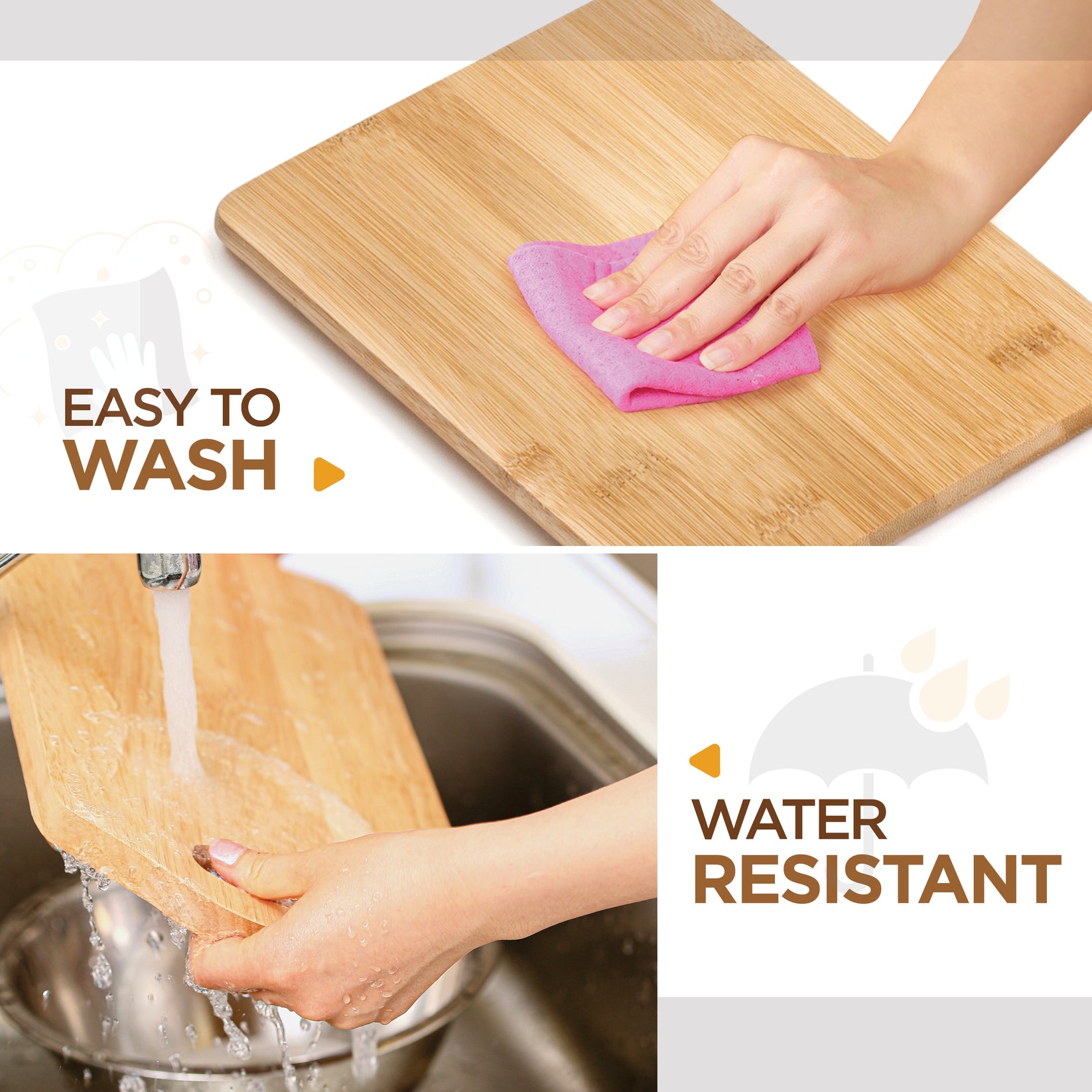 Cutting Board Set of 3, Bamboo – Bambusi